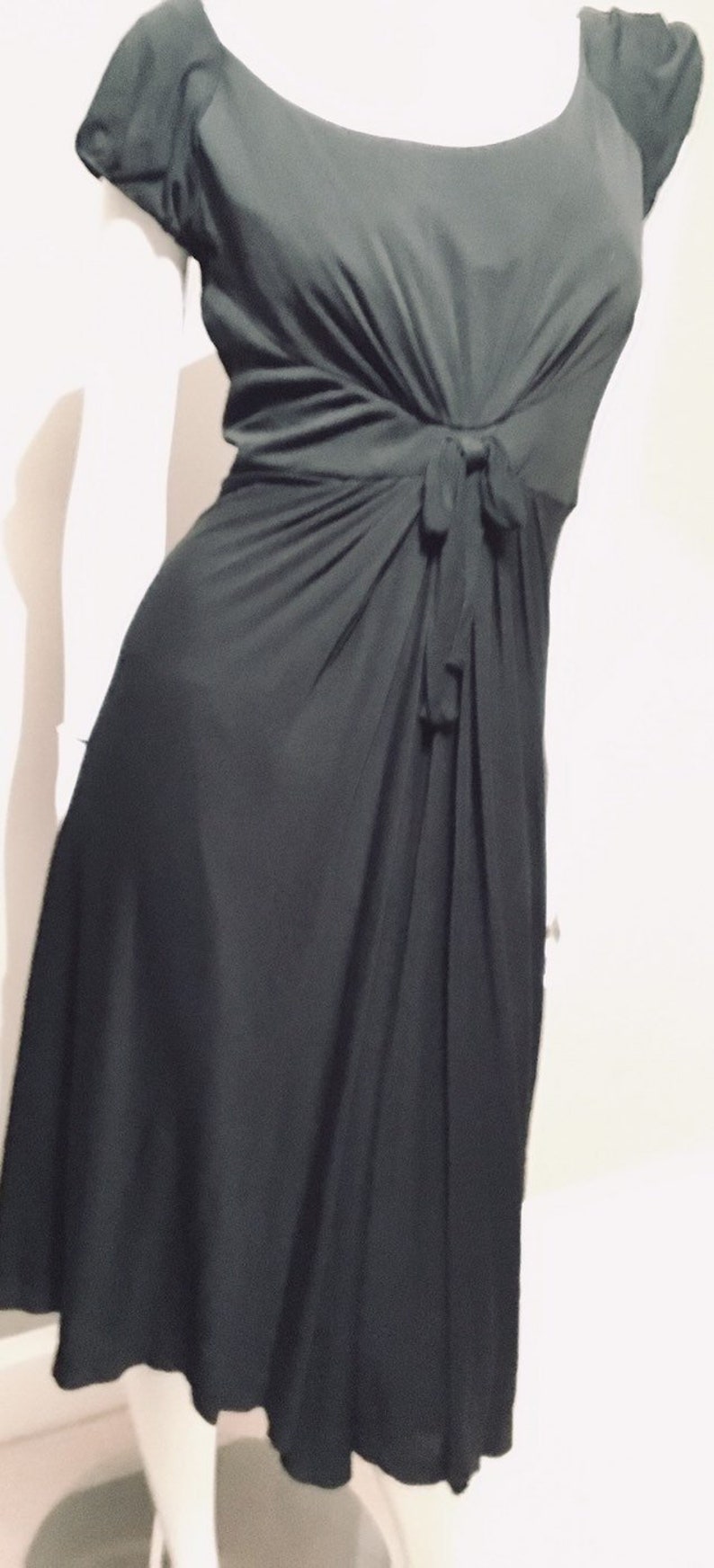 Susan Small Vintage 1960s Little Back Crepe Cocktai Dress Made in ...