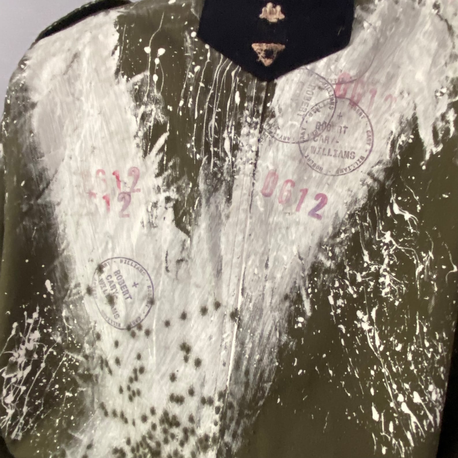 Robert Cary Williams Runway Collection 2004 Distressed Painted Shot ...