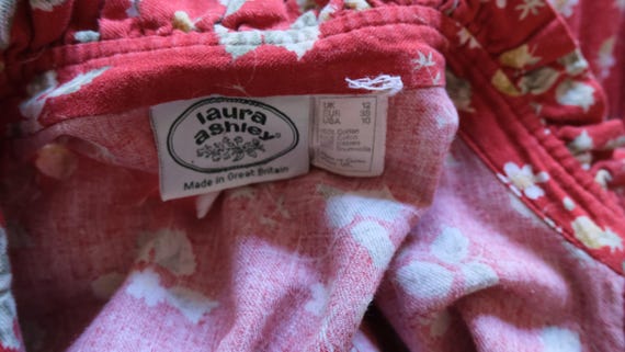 Early Laura Ashley Made in Carno Wales Brushed cotton… - Gem
