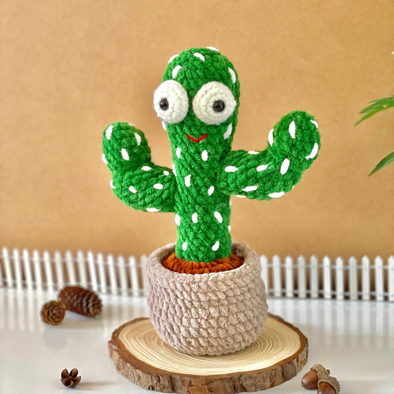 Boogie Cactus Pattern PDF Tutorial | Amigurumi Cactus Crochet PDF ...