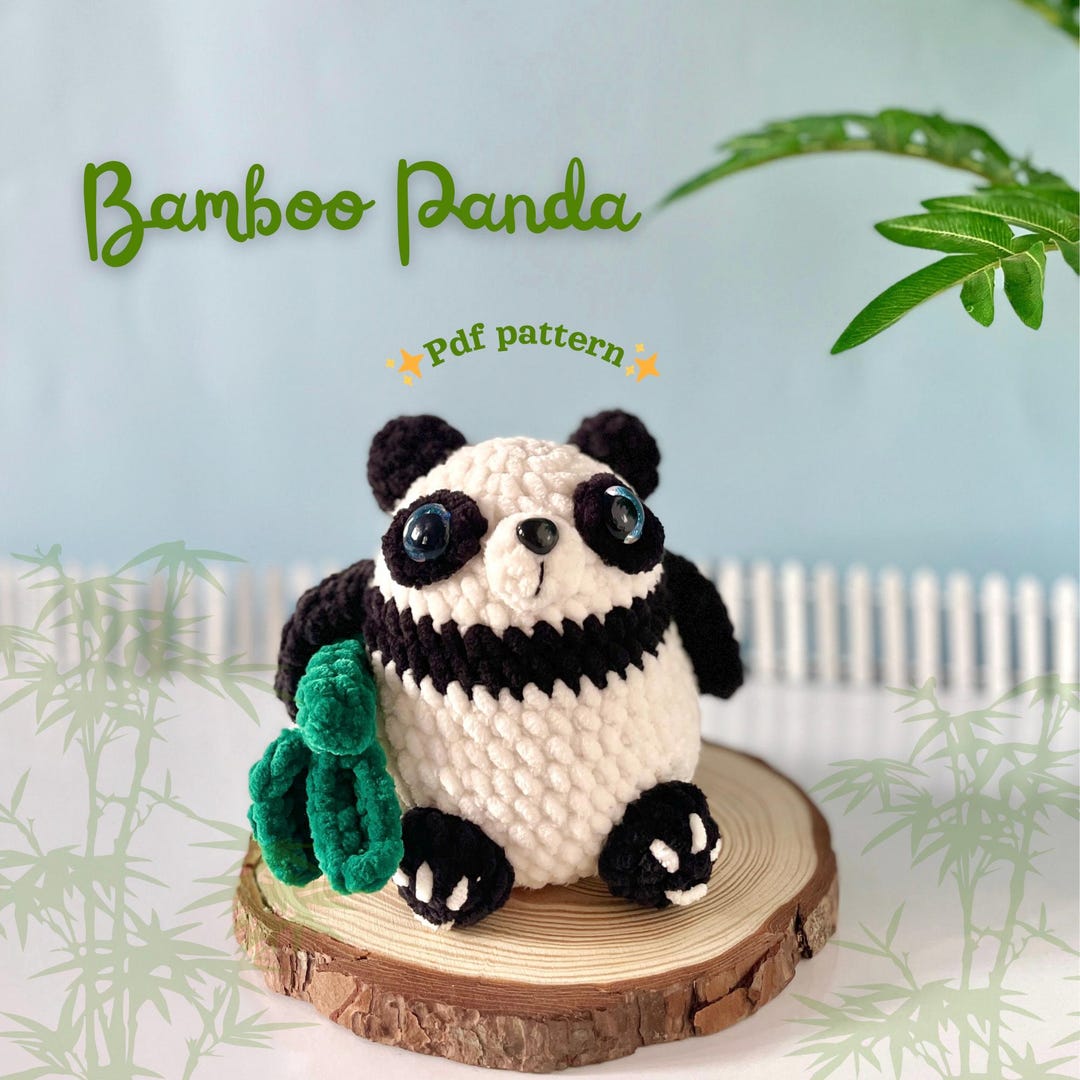Crochet Baby Panda Pattern PDF Tutorial | Bamboo Panda Amigurumi Toy ...