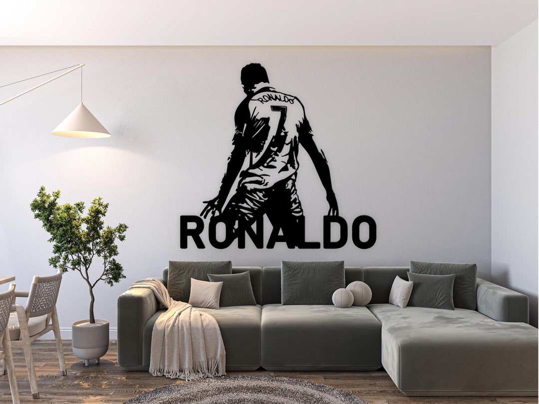 Ronaldo Svg, Ronaldo Laser Cut, Ronaldo Dxf, Ronaldo Metal Wall Art ...