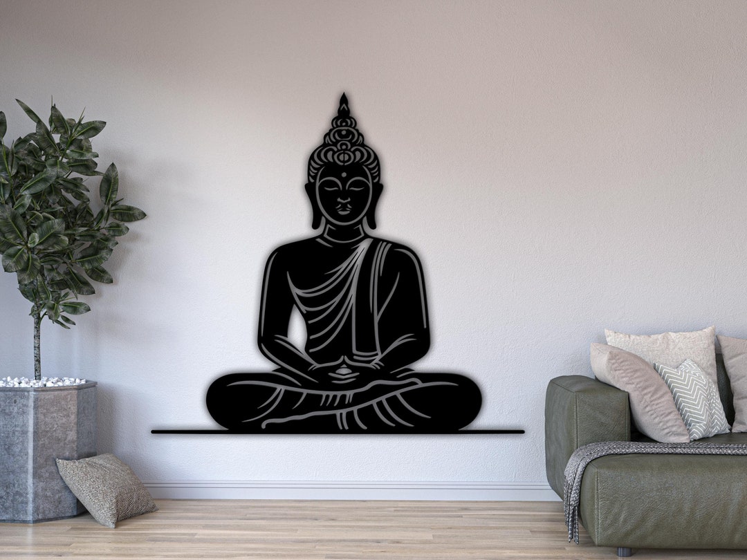 Buddha Metal Wall Art, Buddha Laser Cut, Buddha Dxf, Buddha Cricut ...