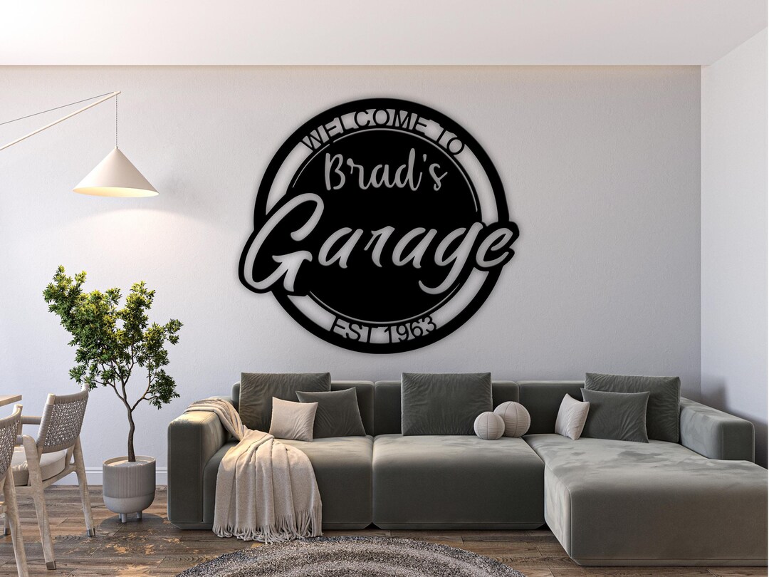 Garage Svg, Garage Laser Cut, Garage Dxf, Garage Metal Wall Art, Garage ...