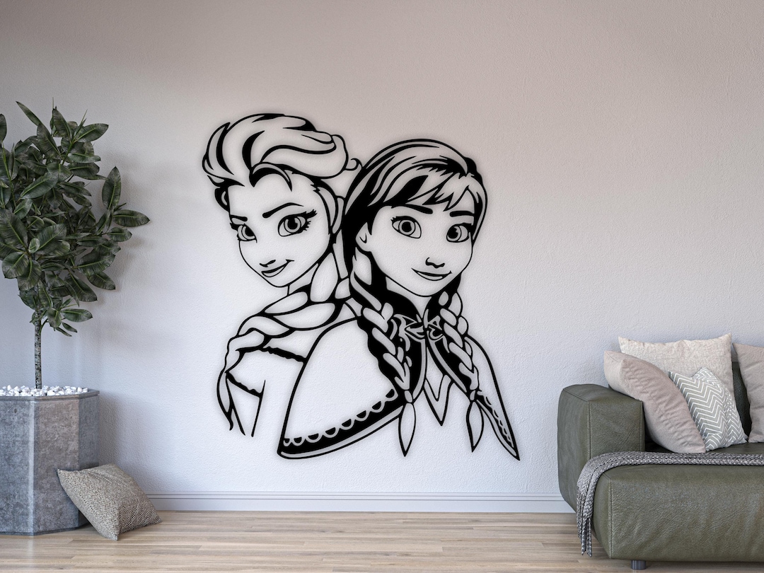 Elsa and Anna Frozen Svg, Elsa Frozen Svg, Anna Frozen Svg, Elsa Jean ...