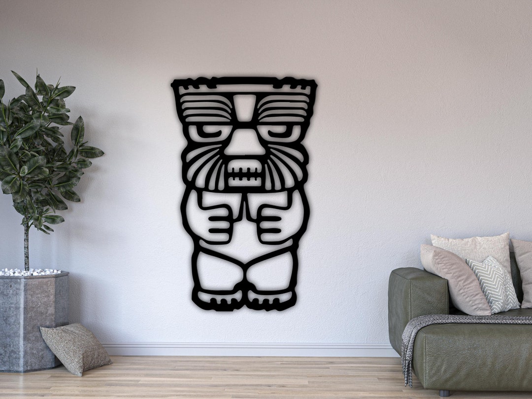 Totem Svg, Totem Laser Cut, Totem Dxf, Totem Metal Wall Art, Totem ...