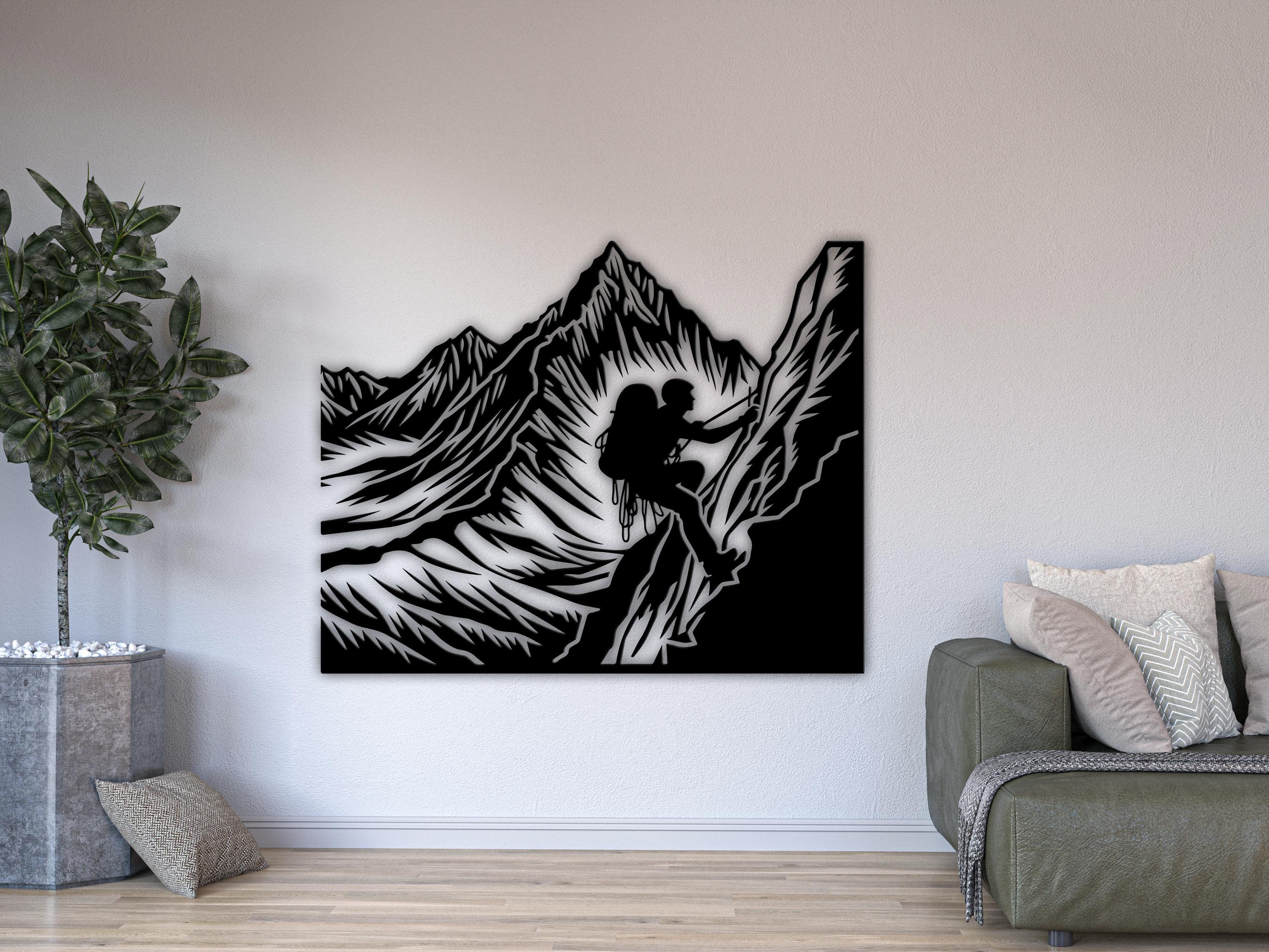 Climber Svg, Climber Laser Cut, Climber Dxf, Climber Metal Wall Art ...