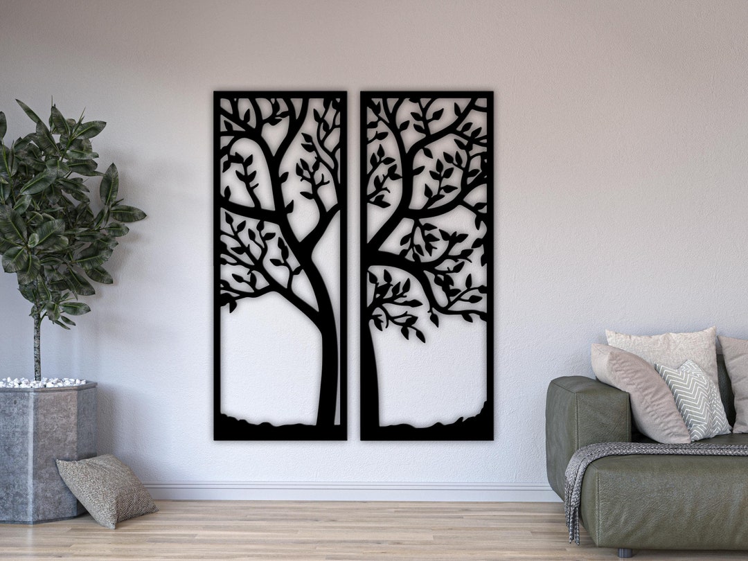 Tree Frame Svg, Tree Frame Laser Cut, Tree Frame Dxf, Tree Frame Metal ...