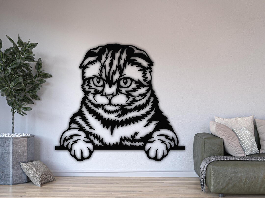 Angry Cat Svg, Angry Cat Laser Cut, Angry Cat Dxf, Angry Cat Metal Wall ...