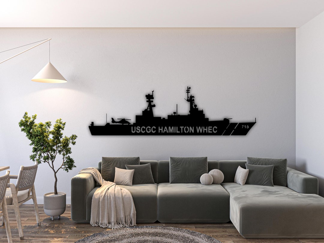 USCGC Hamilton Whec Svg , Warship Laser Cut, USCGC Hamilton Whec Dxf ...