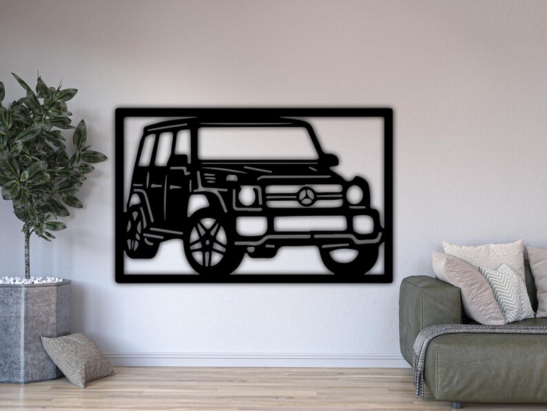 G Class Svg, G Class Metal Wall Art, G Class Dxf, G Class Laser Cut, G ...