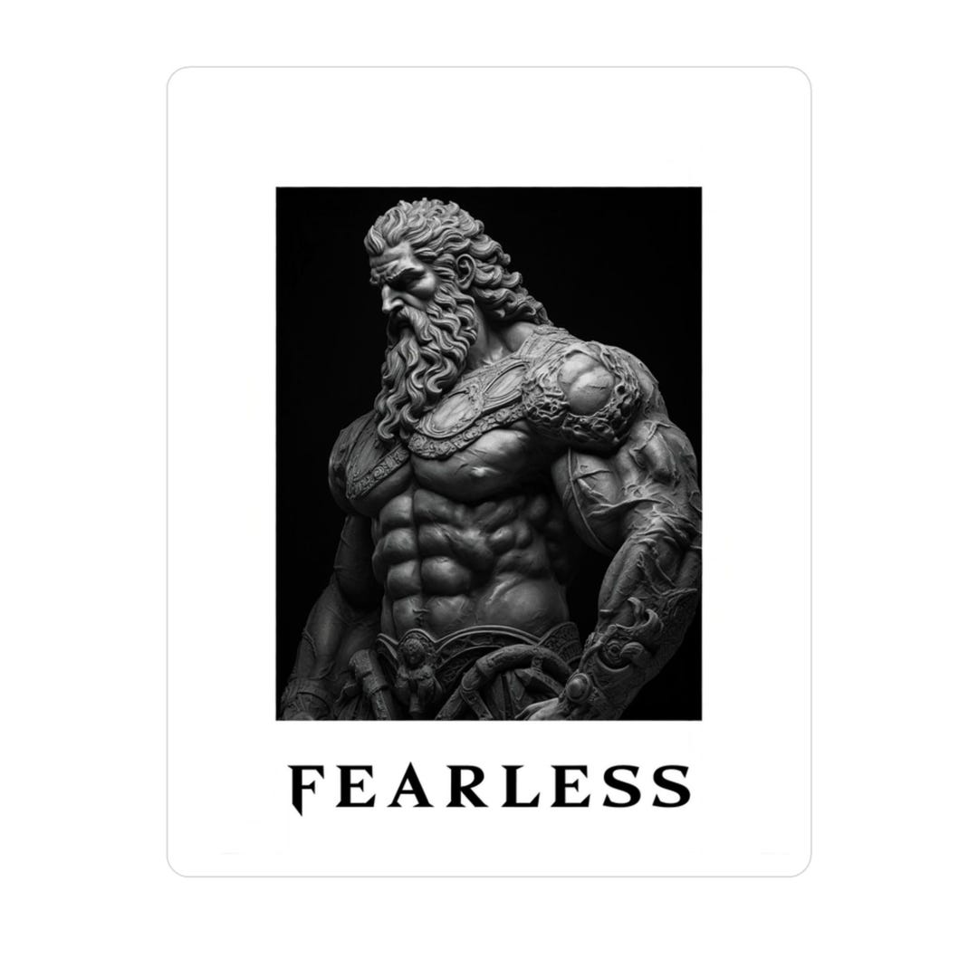 FEARLESS Kiss-cut Vinyl Decals | Motivational Stickers, Home Decor, Car ...