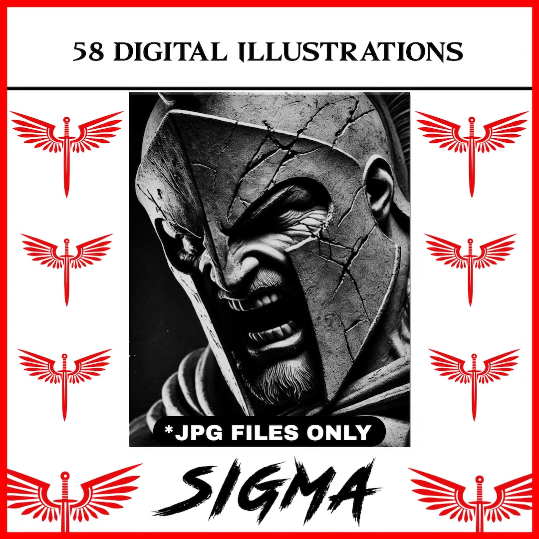 Spartan Warrior | Greek Myth | Sigma | Motivational Wall Art | Digital ...