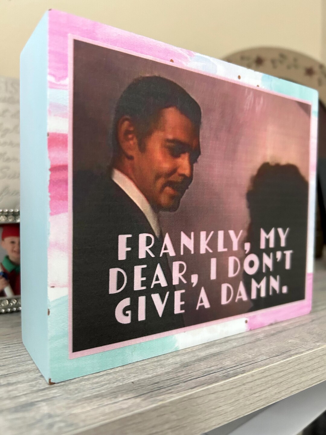 Frankly. My Dear. I Don't Give a Damn. Clark Gable to Vivian Leigh, in ...