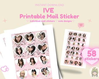 Ive Kpop Mail Stickers - Etsy