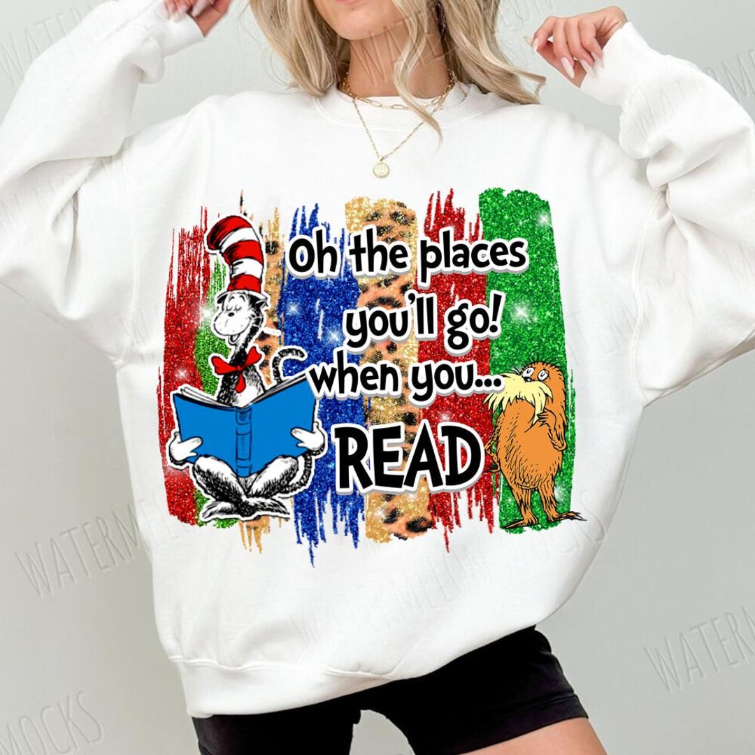 Read Across America Png, Dr Seuss Png, Digital Download, Reading ...
