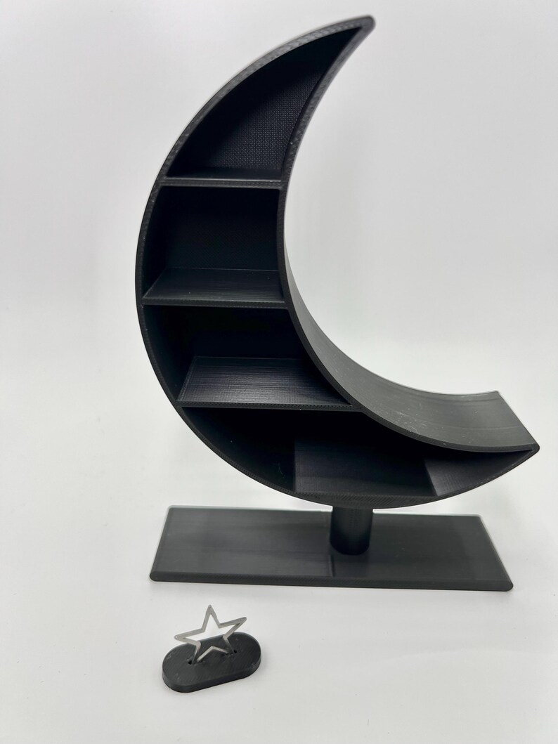 Crescent Moon Crystals Display Stand. Modern and Minimalistic Design ...
