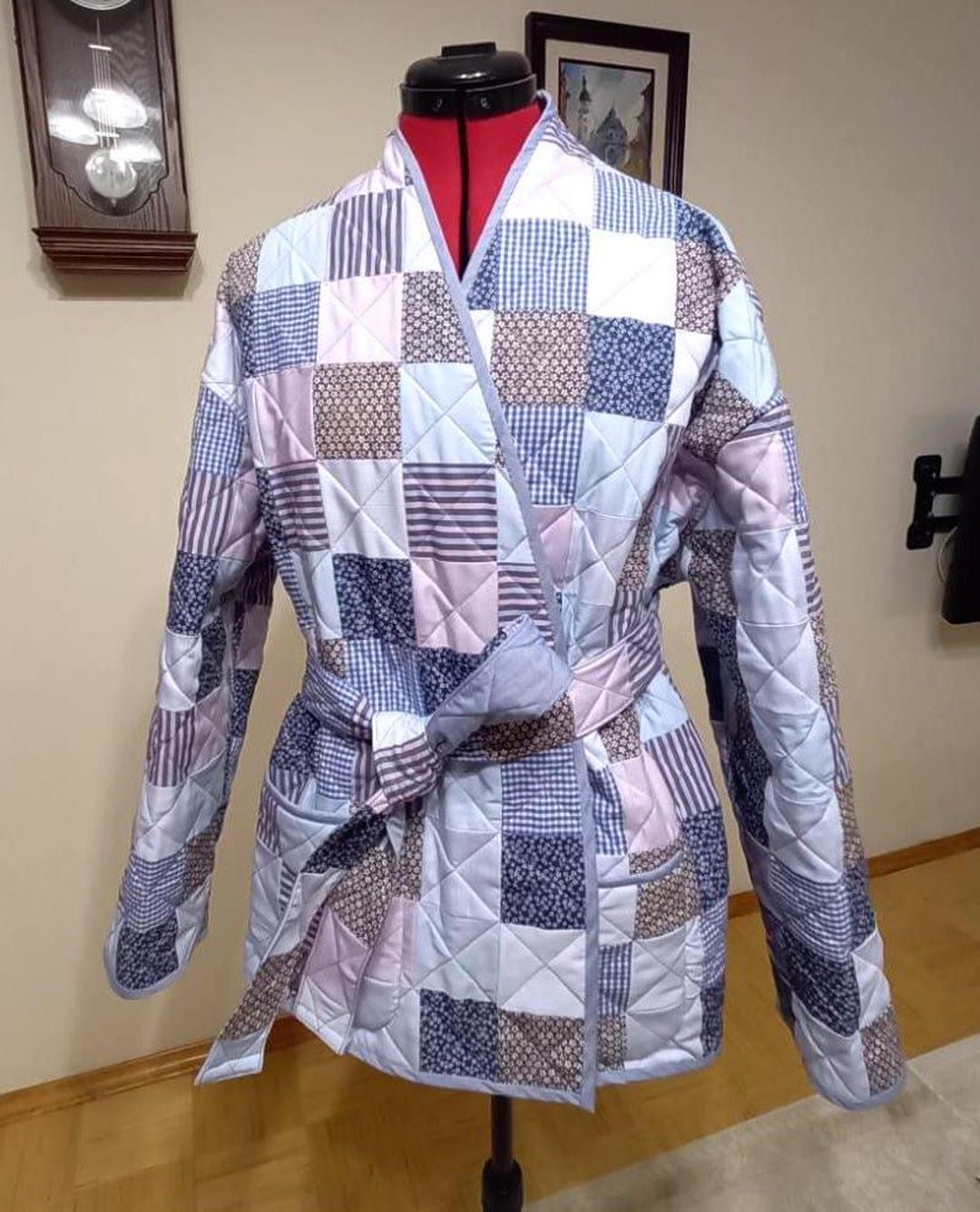 Reversible Handmade Patchwork Cotton Two-way Jacket - Etsy