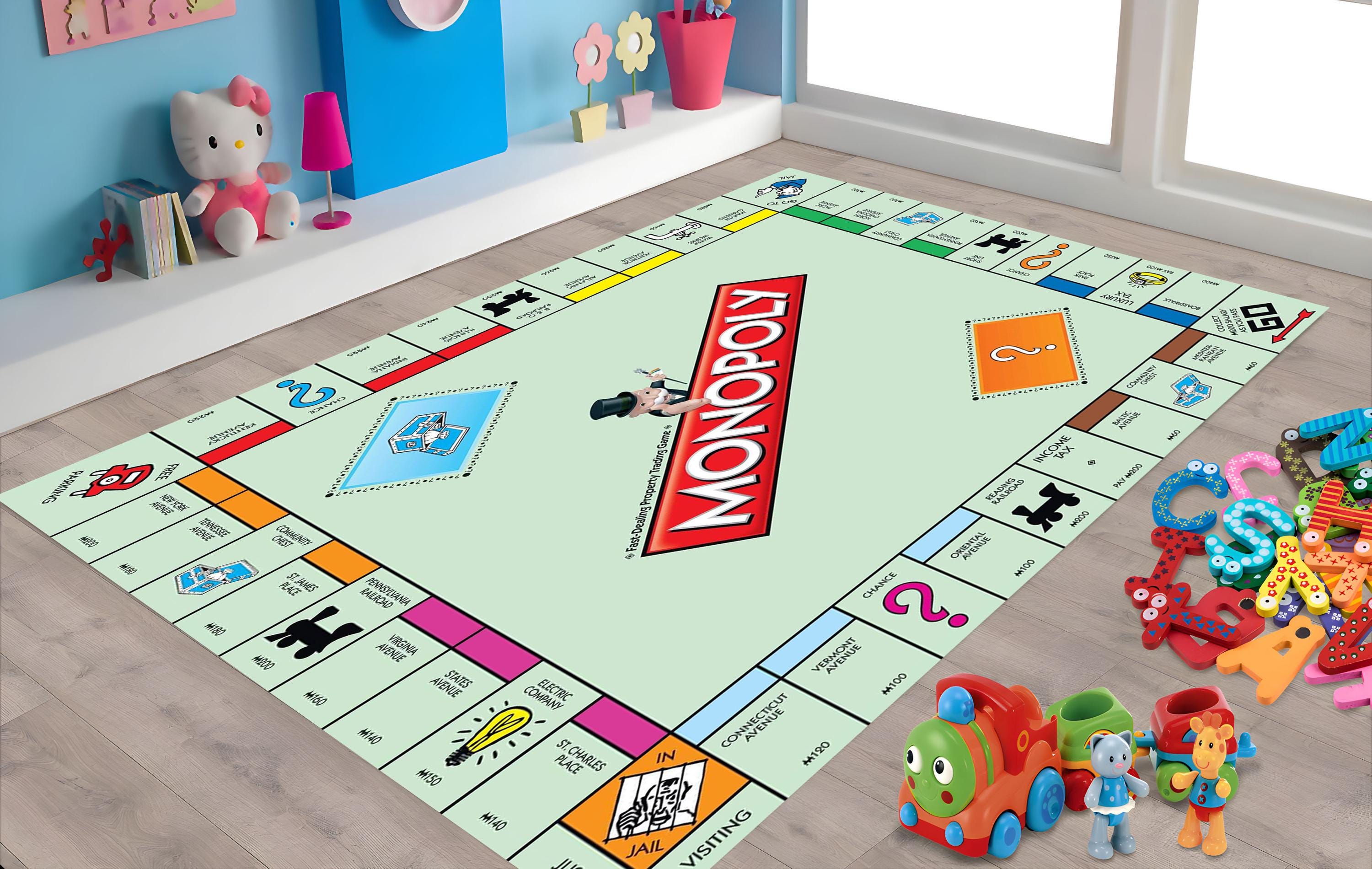 Monopoly Rug, Monopoly Board Game Rug, Monopoly Boardgame Rug ...
