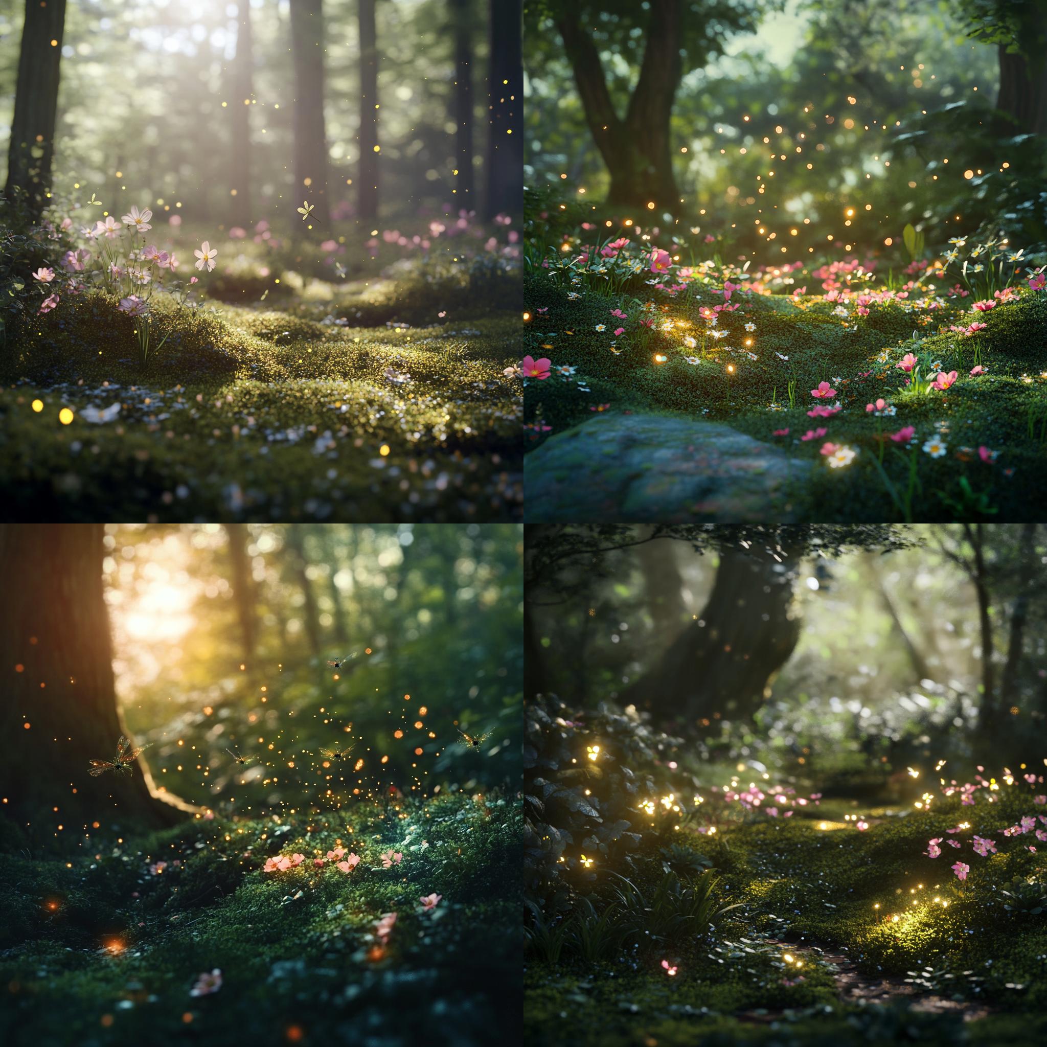 24 Enchanted Forest Clipart, Magical Forest Digital Download, Fairy ...