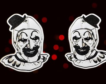 Art the Clown Earrings:horror Jewelry - Etsy