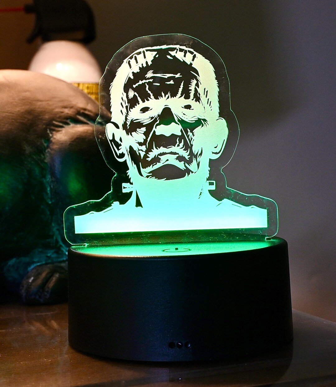 Frankenstein's Monster Night Light: Color Changing LED Horror Decor - Etsy