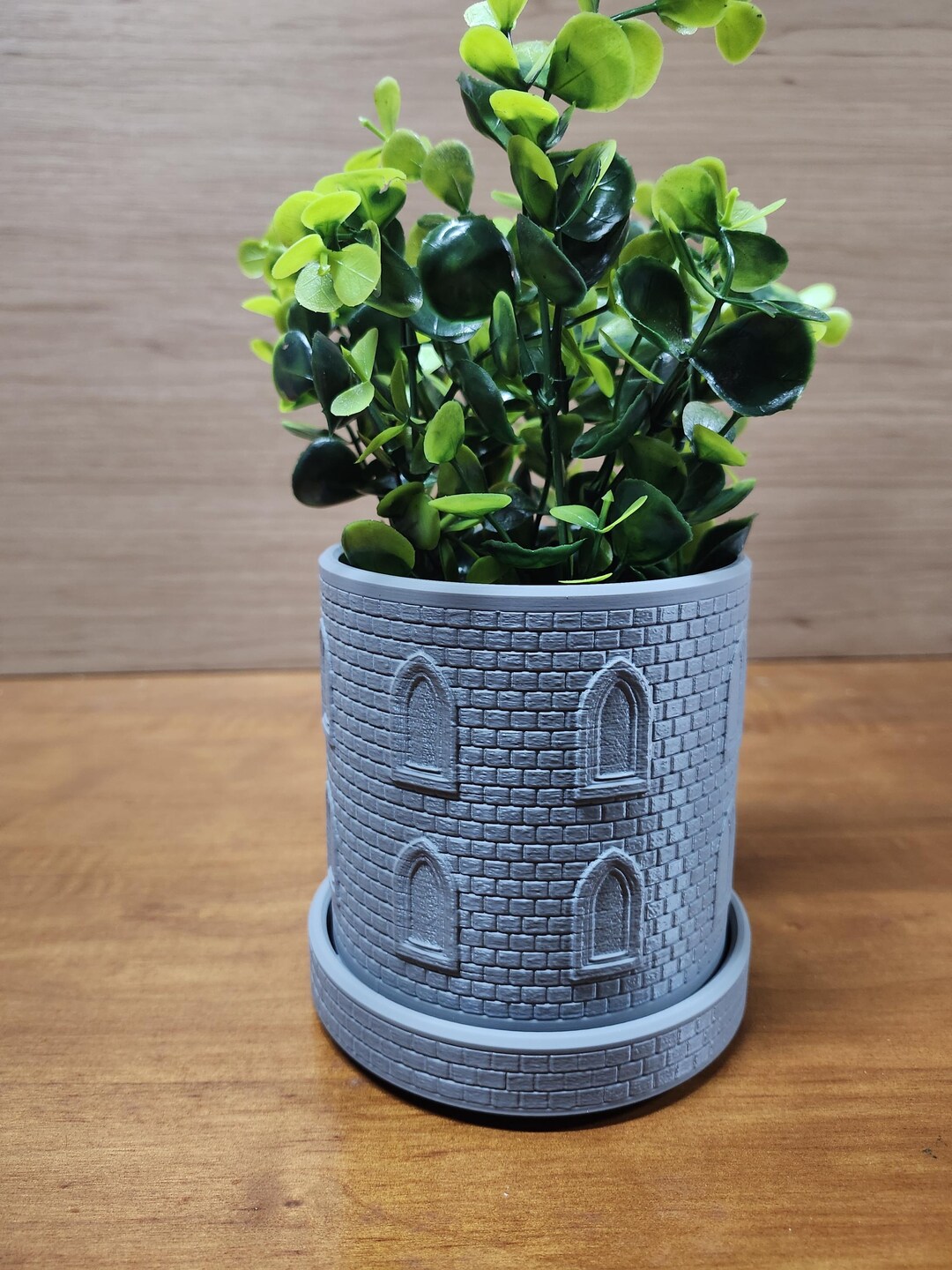 Medieval Castle Planter With Drainage & Water Tray - Etsy
