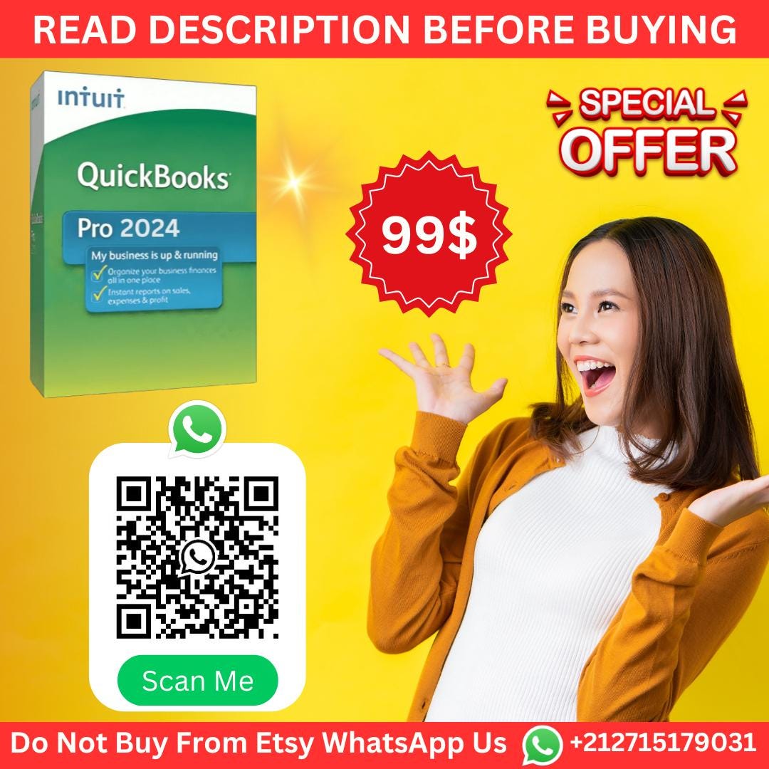 Intuit Quickbooks Desktop Pro Plus 2024 Lifetime Activation for Mac or ...
