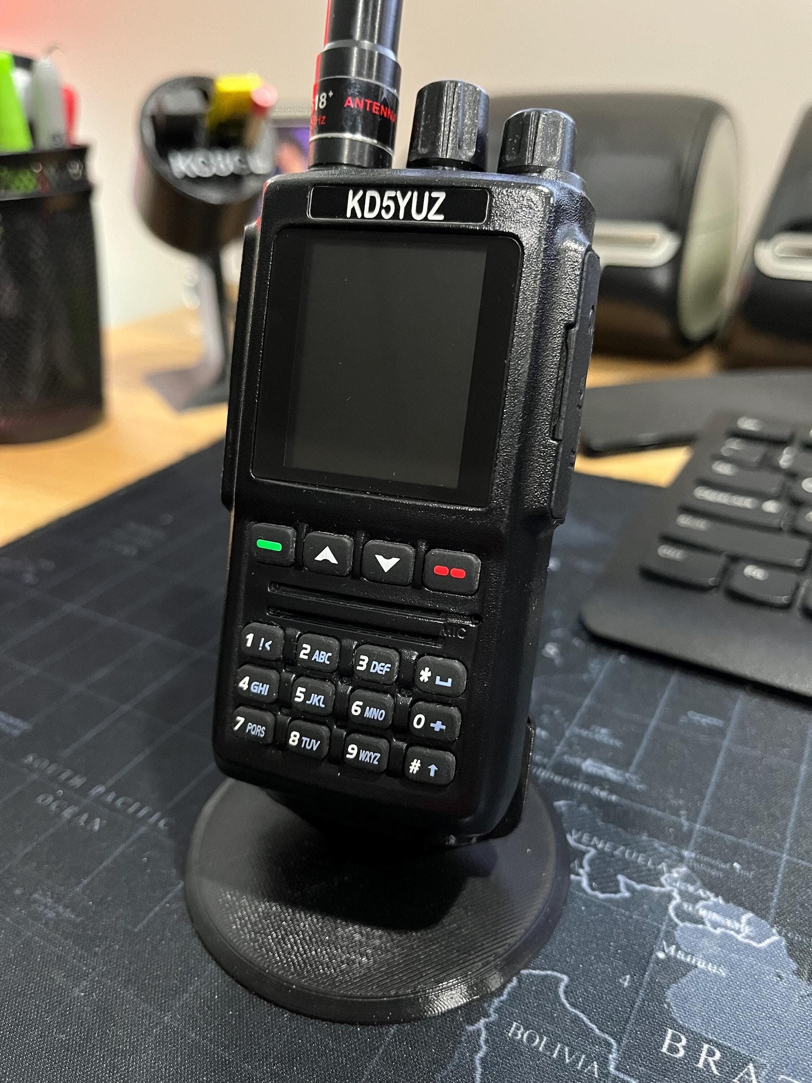Anytone 168 / Radtel RT-7D Custom Call Sign Laser Engraved Radio Label ...