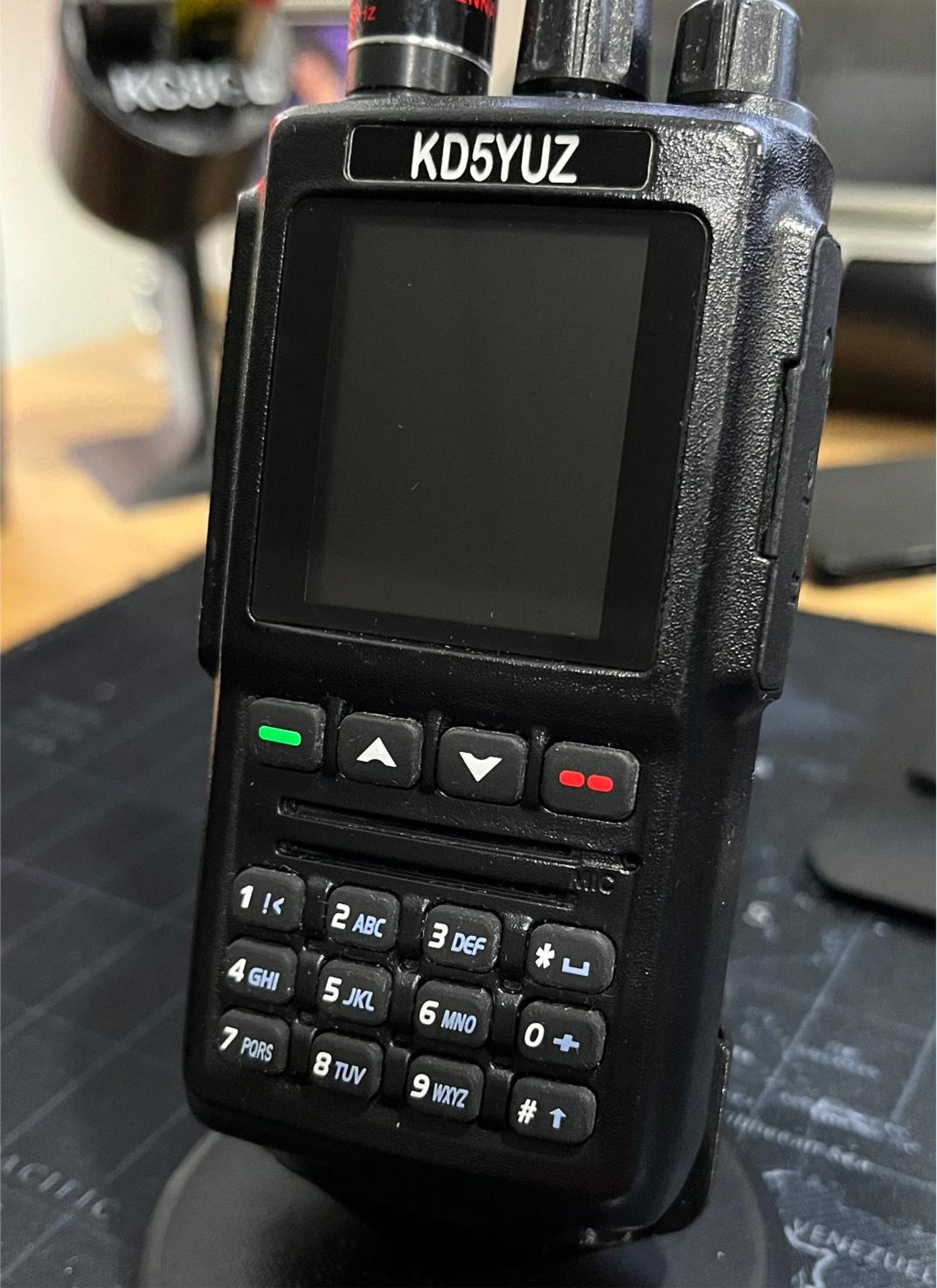 Anytone 168 / Radtel RT-7D Custom Call Sign Laser Engraved Radio Label ...