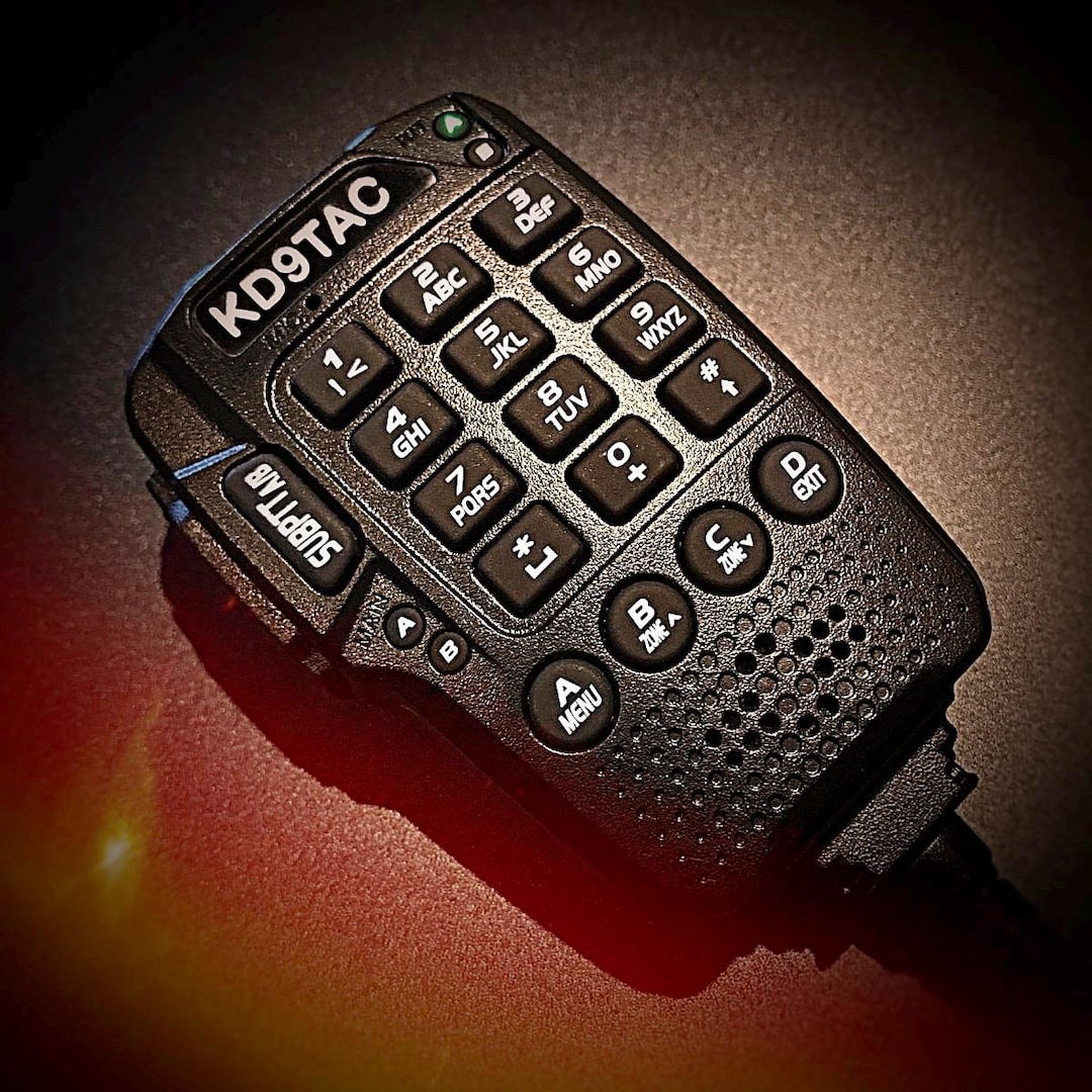 Anytone D578UV III Pro Microphone Custom Laser Engraved Call Sign Label ...