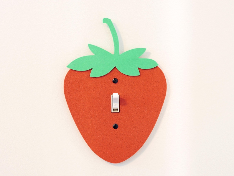 Strawberry Light Switch Cover, Fruit Wall Plate, Food Outlet Cover ...