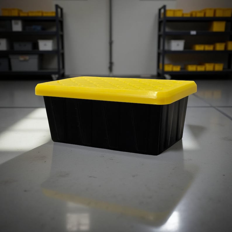 Mini Desktop "hdx" Storage Totes With Rack - Etsy
