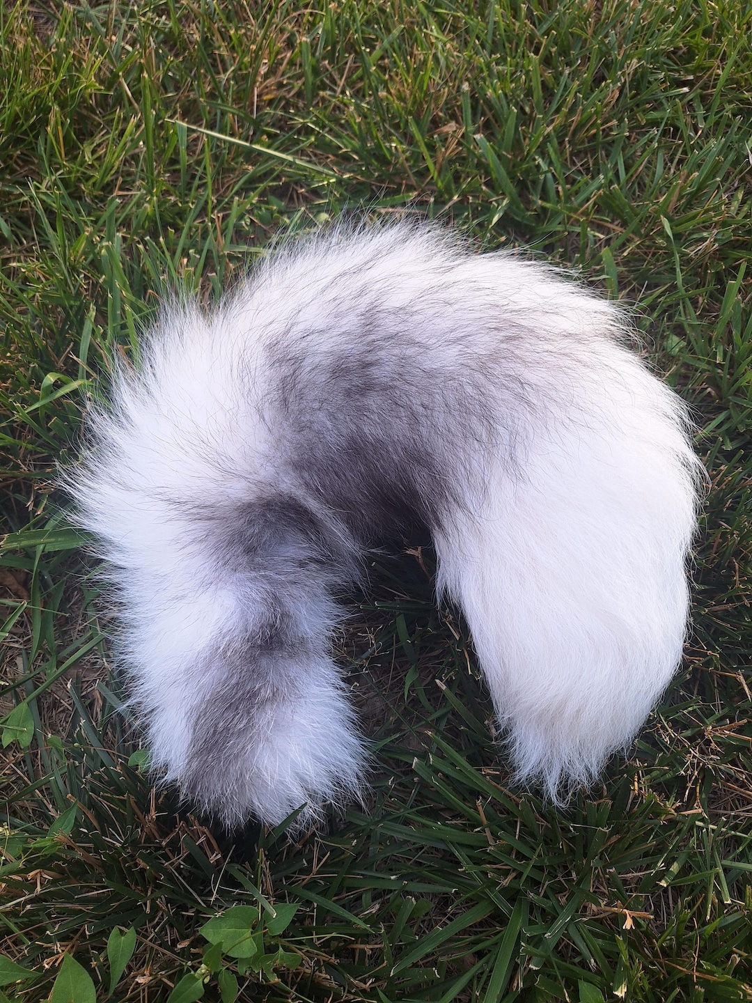 5xl Xtra Wide Marble Fox Tail Keychain - Etsy