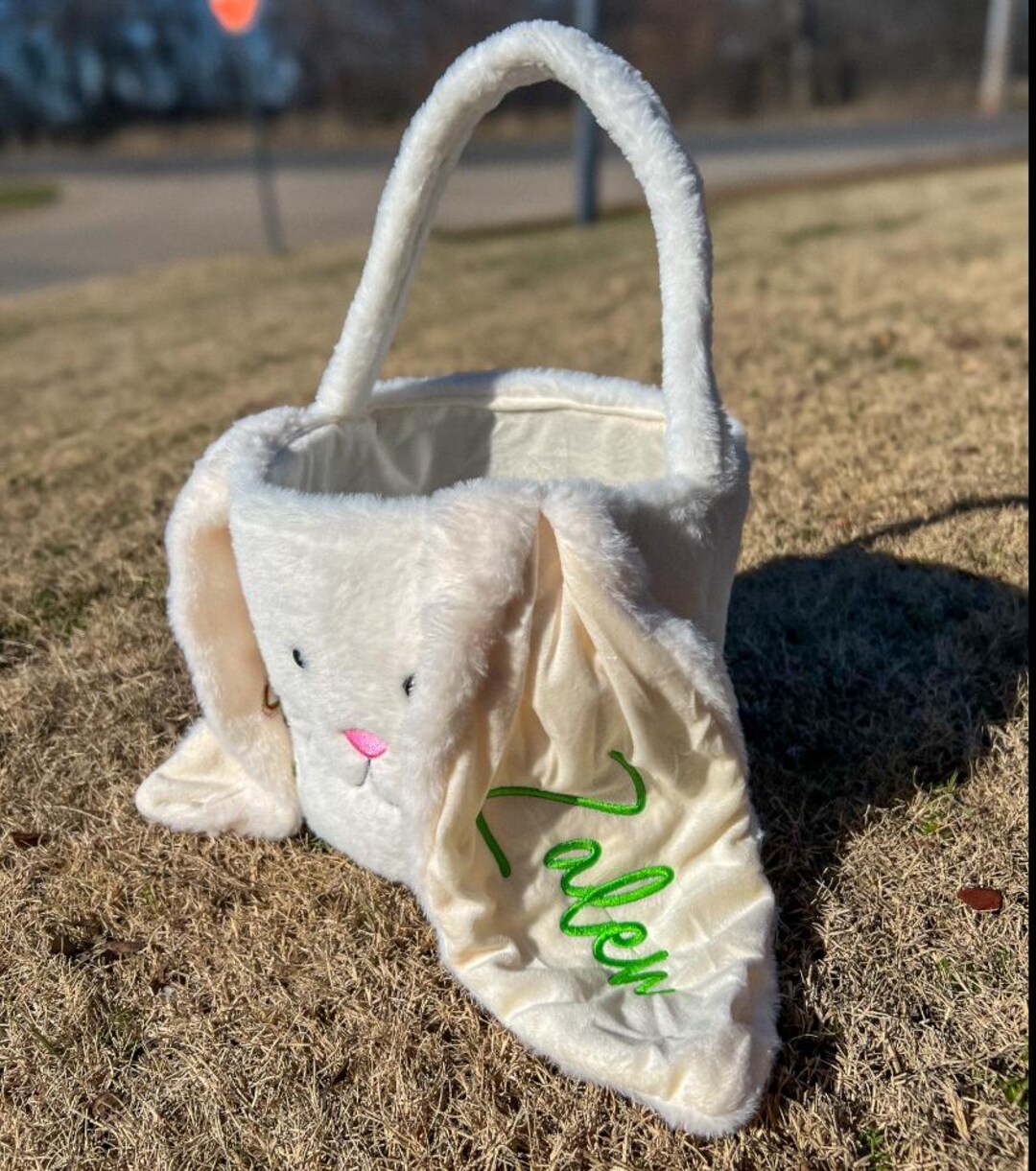Embroidered Easter Baskets - Etsy