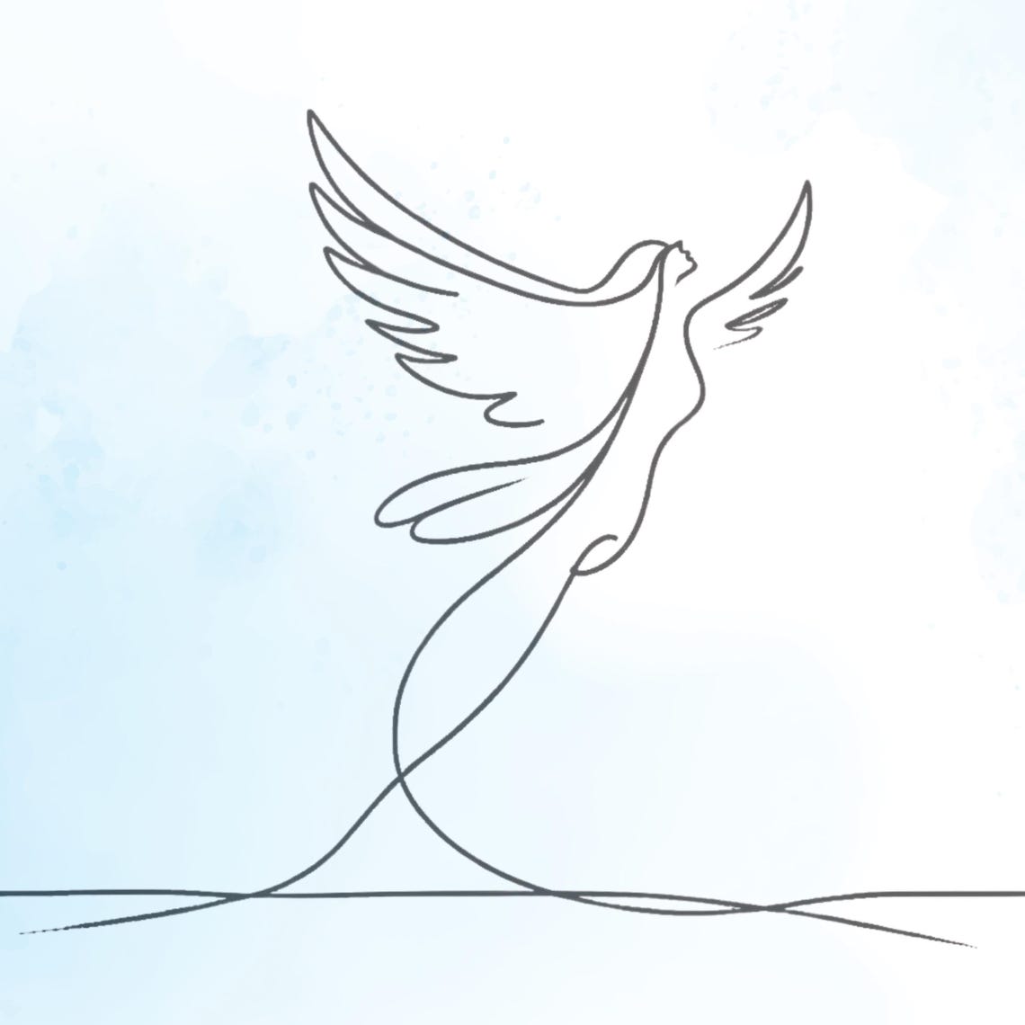 Birdline: 4 One-line Drawing of a Bird in a High Quality SVG Format - Etsy