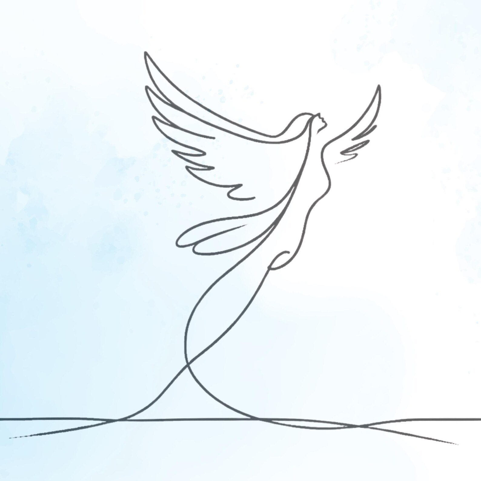 Birdline: 4 One-line Drawing of a Bird in a High Quality SVG Format - Etsy