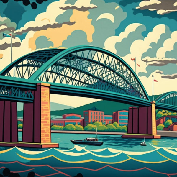 Chattanooga Bridge Art - Etsy