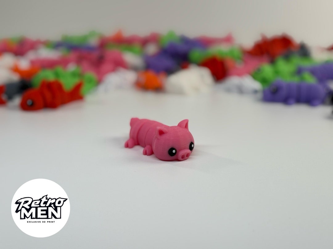 Flexy Toys Minis Piggy - Mini Flexible Animals Mystery Bag - Custom ...