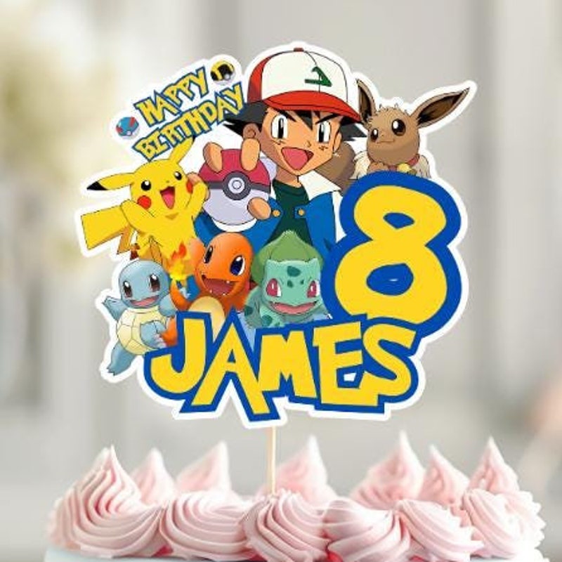 Pikachu Cake Topper - Etsy