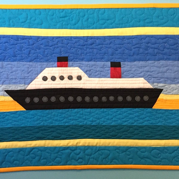 Boat Quilt Pattern - Etsy