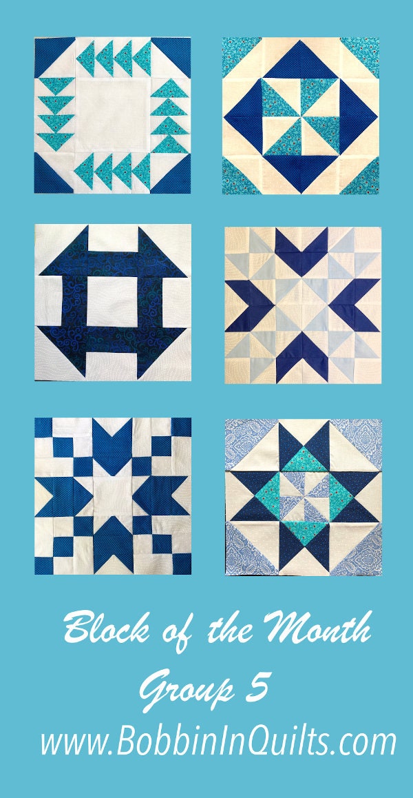 The How to Quilt Block of the Month Group 5 With 6 Quilt Blocks PDF ...