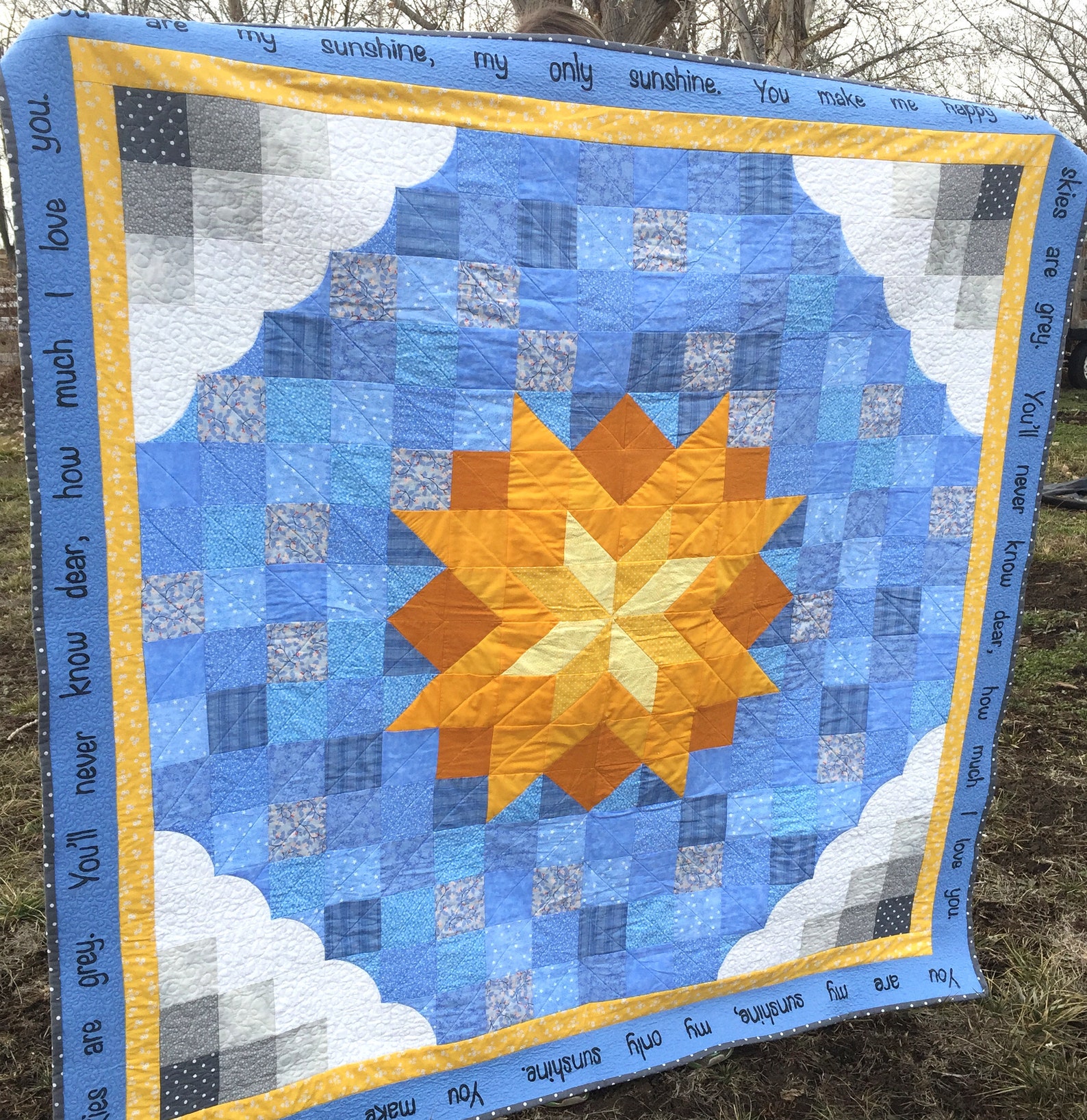 You Are My Sunshine Quilt Pattern - PDF Digital Download - Etsy