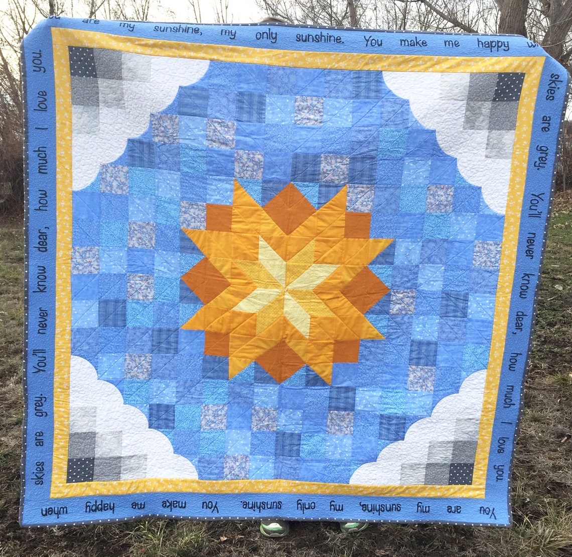 You Are My Sunshine Quilt Pattern - PDF Digital Download - Etsy