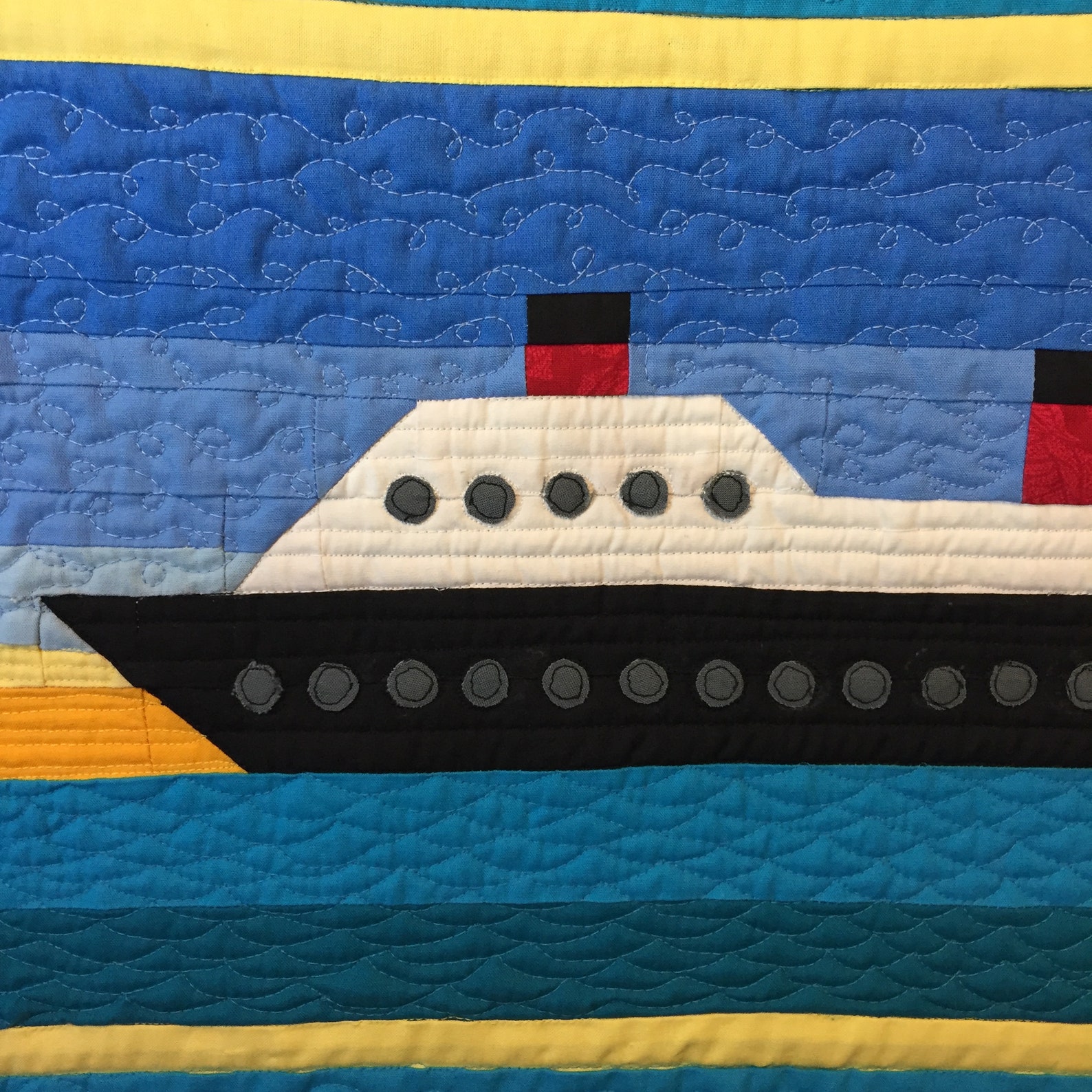 Cruise Ship Row/mini Quilt/wall Hanging Quilt Pattern - PDF Digital ...