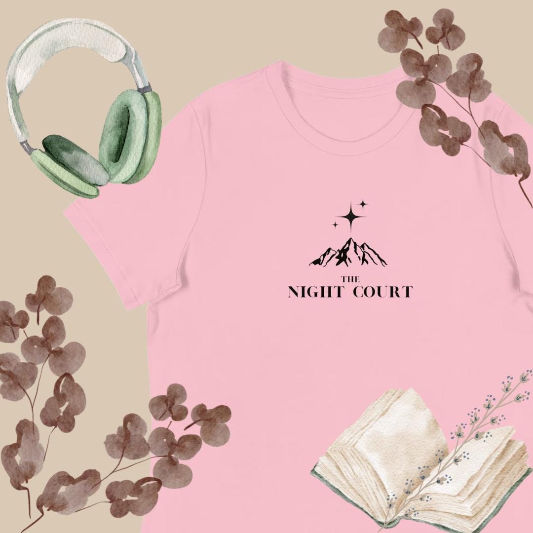 Night Court T-shirt Acotar-inspired Apparel Fantasy Lover's Clothing ...