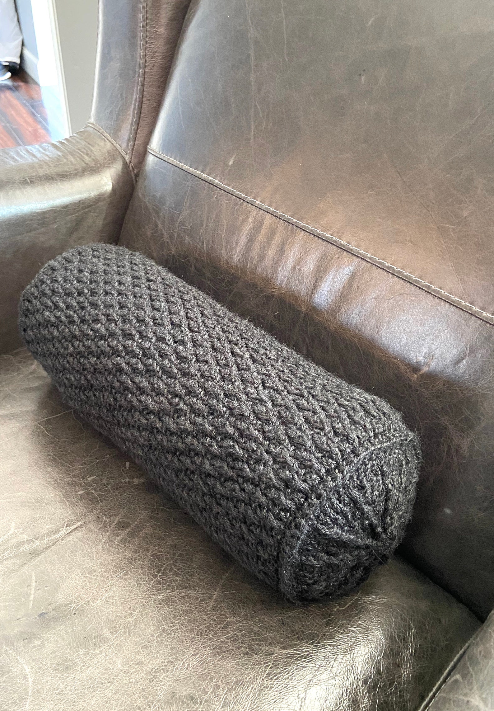 Crochet Pattern Alpine Neck Roll Pillow Cover - Etsy