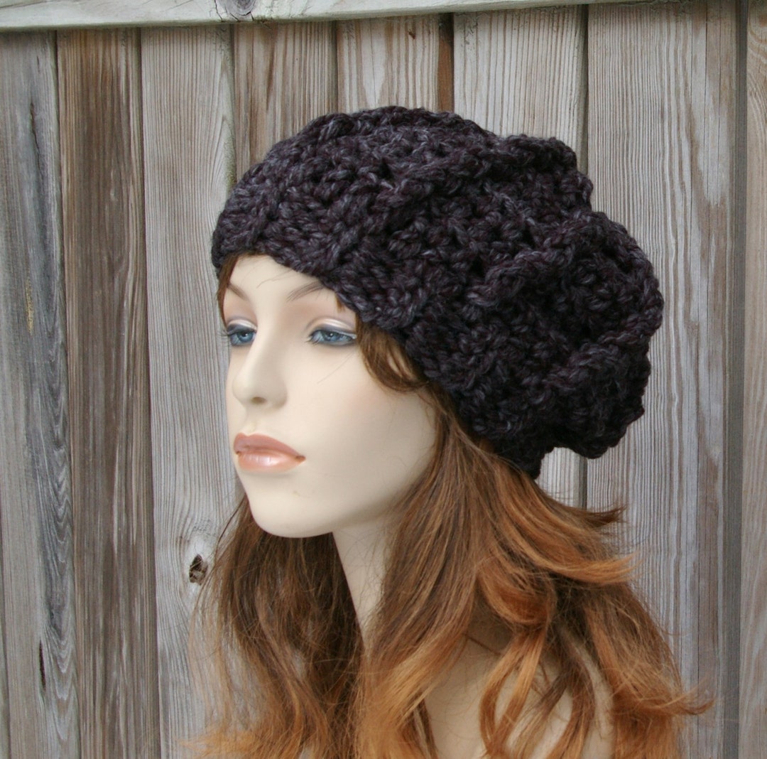 Crochet Pattern - Chunky Slouchy Hat - Crochet Hat Pattern Instant ...