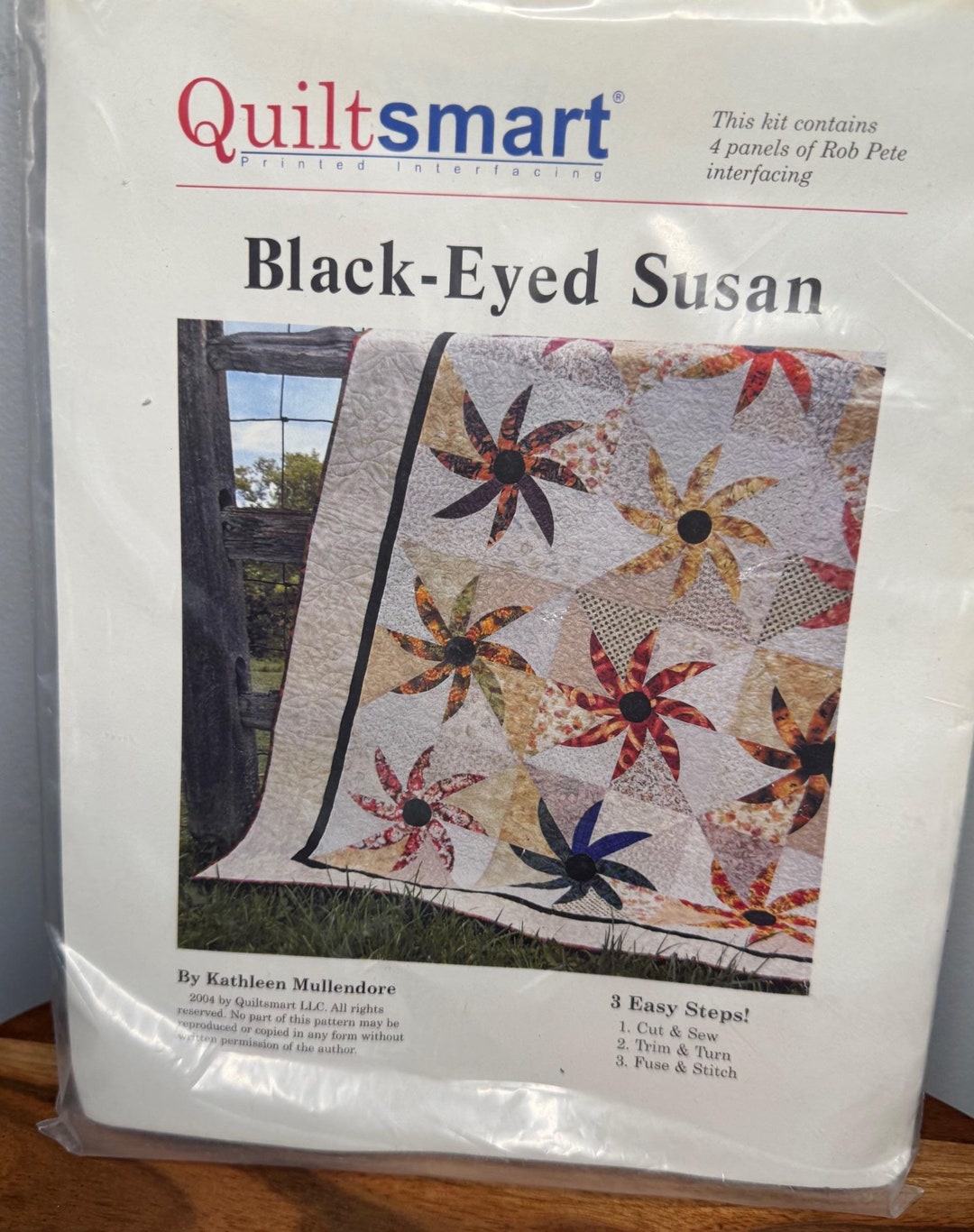 Quilt Pattern Kit Quiltsmart Black Eyed Susan by Kathleen Mullendore ...