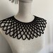 Crochet Pattern Lace Like Collar Inspired by RBG - Etsy